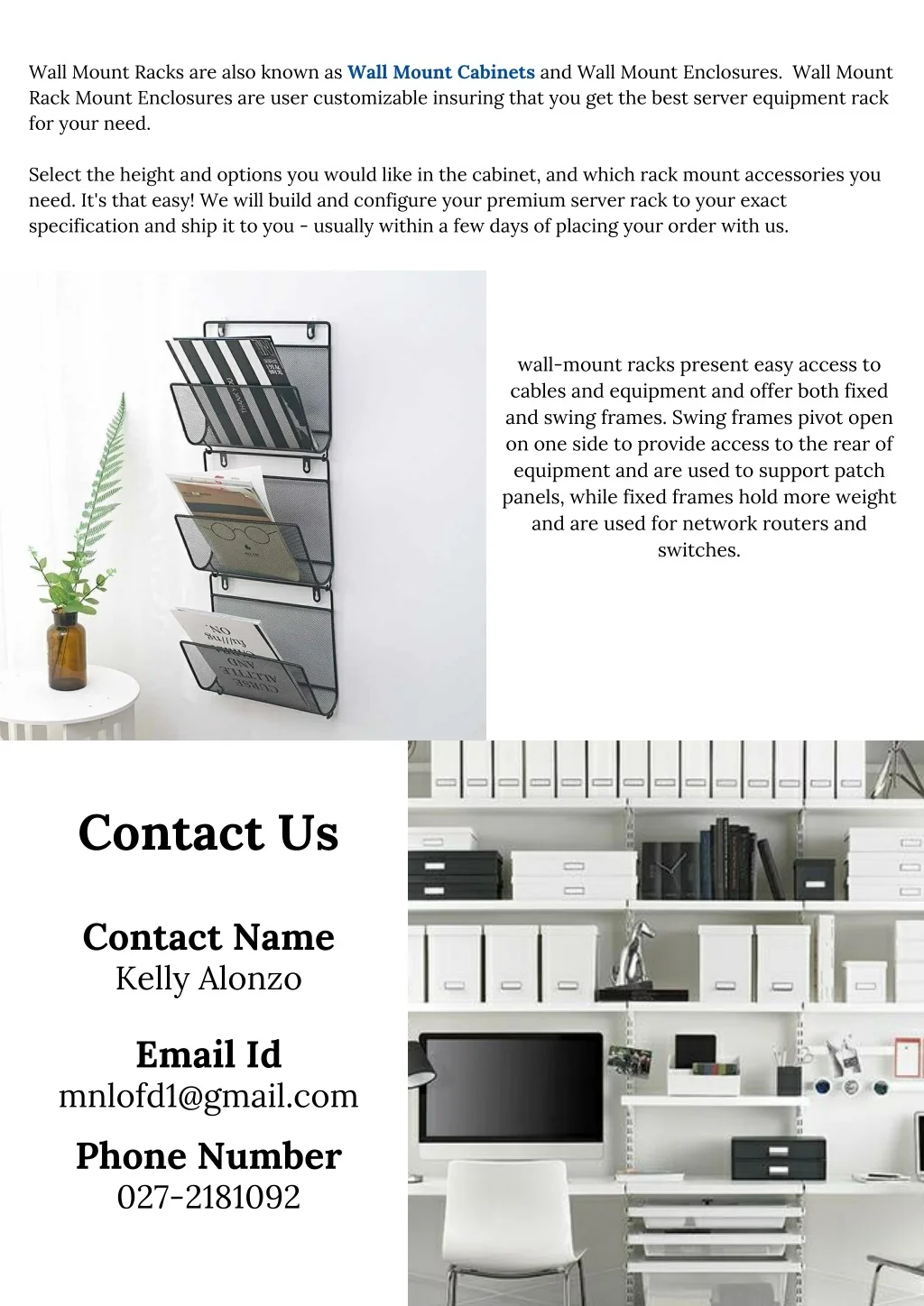 PPT - Choose The Perfect Wall Mounted Racks PowerPoint Presentation ...