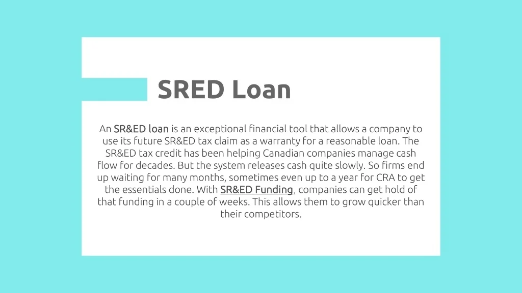 PPT - Quebec SR&ED Tax Credits – Claim Your SRED Expenditures with ...