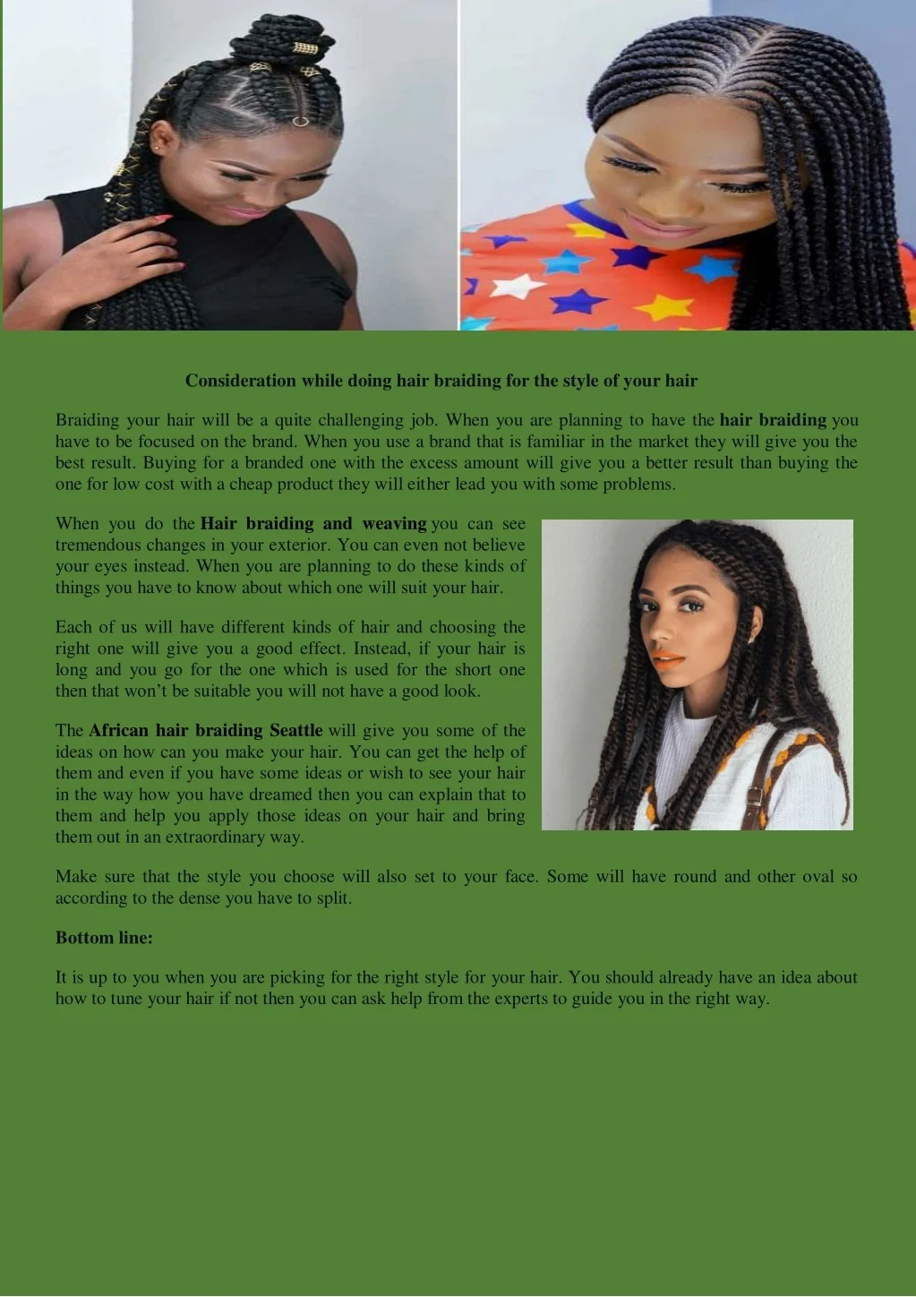 PPT - Hair braiding PowerPoint Presentation, free download - ID:10120554