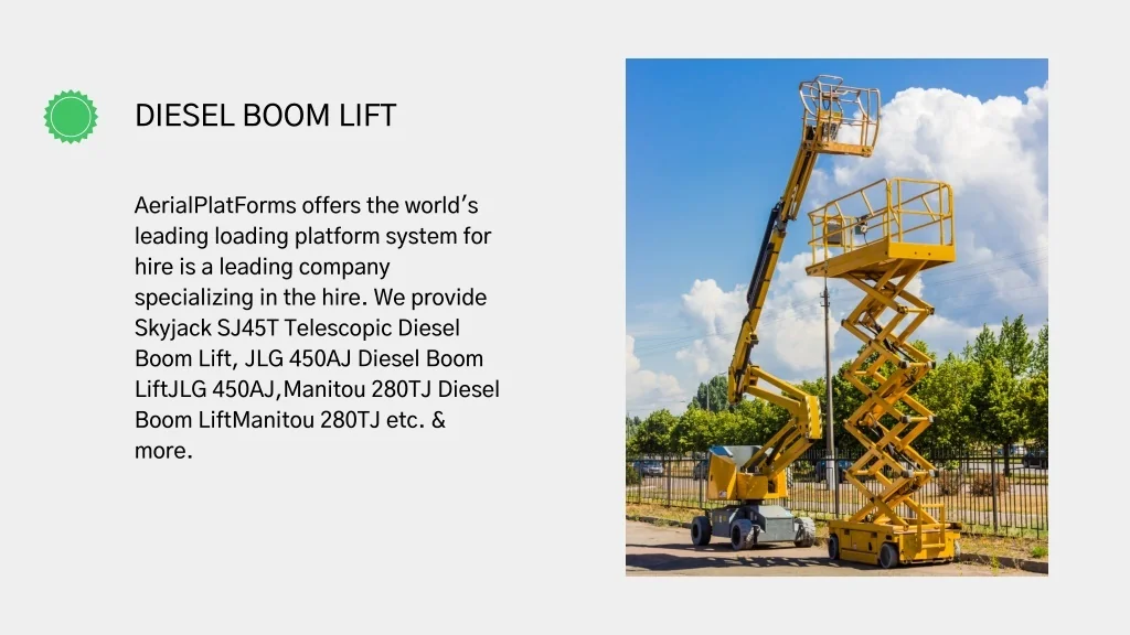 PPT - Boom lift Hire PowerPoint Presentation, free download - ID:10261062