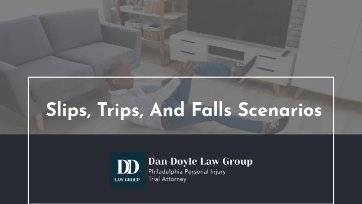 PPT - Slips, Trips, And Falls Scenarios PowerPoint Presentation, free ...