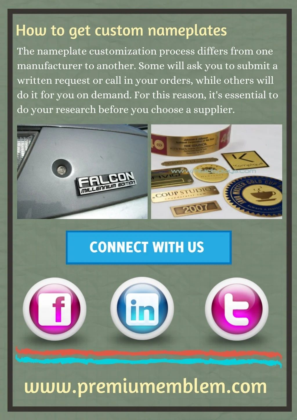 PPT - Premium Emblem | Attractive Design Industrial Metal Nameplates ...