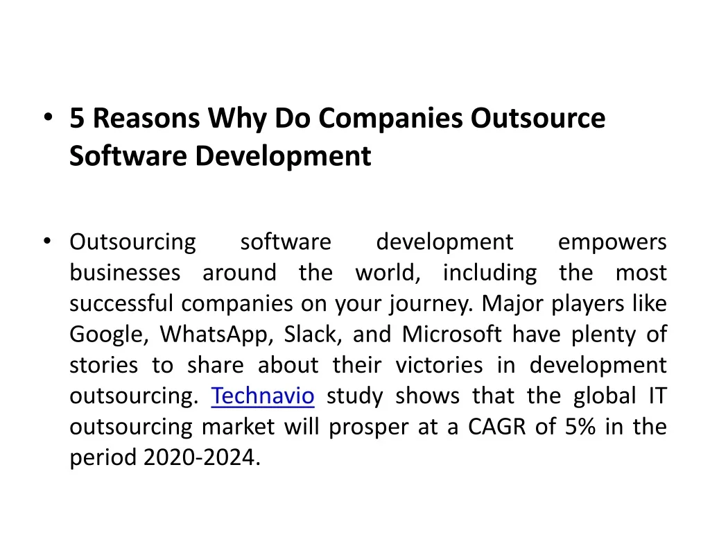 PPT - The Next Big Thing in Software Development Outsouring is A Smart Move Now PowerPoint ...