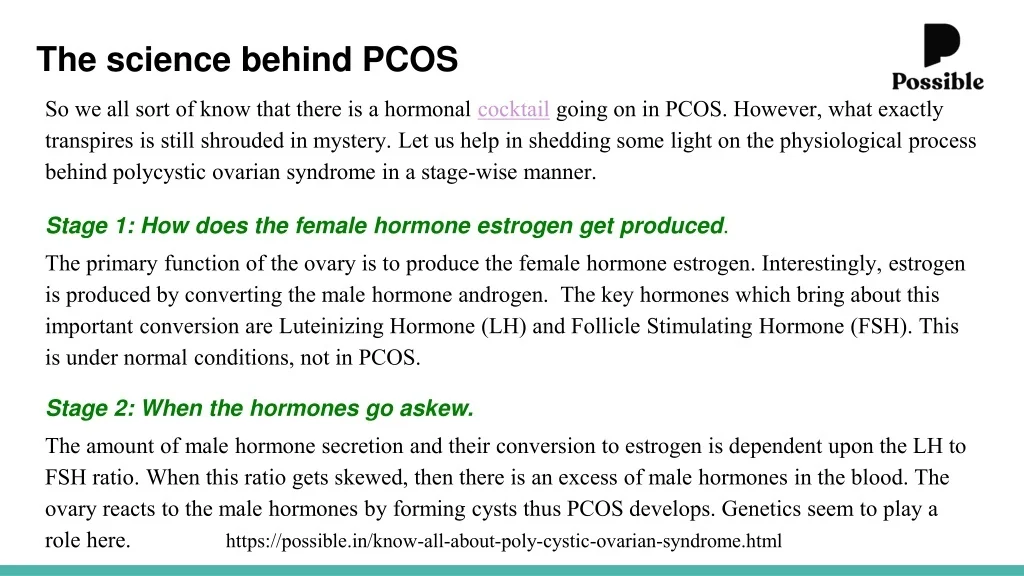 PPT - What is poly cystic ovarian syndrome (PCOS) PowerPoint ...