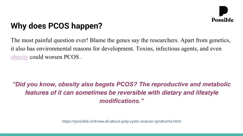 PPT - What is poly cystic ovarian syndrome (PCOS) PowerPoint ...
