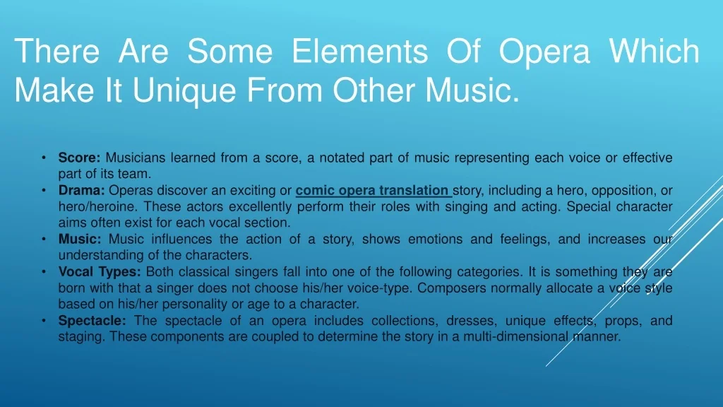 PPT - Comic Operetta Shows in English PowerPoint Presentation, free ...