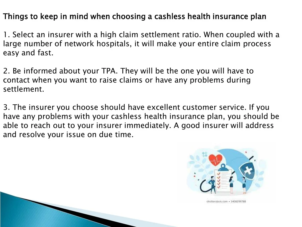 PPT - Looking at 4 Benefits of Cashless Health Insurance PowerPoint ...