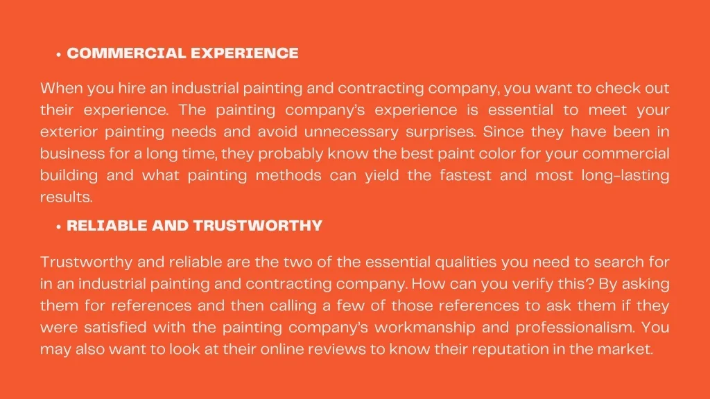 PPT - 6 characteristics of a great NYC commercial painting company ...
