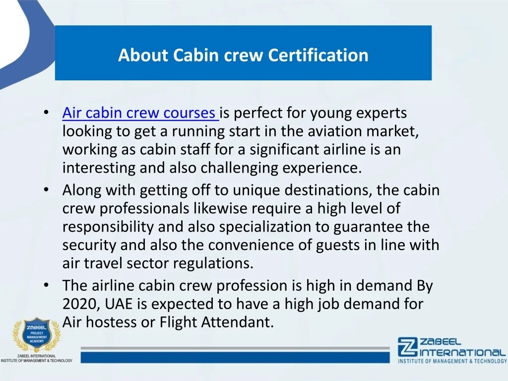 PPT - What qualifications do you need to be cabin crew?-Air cabin crew ...