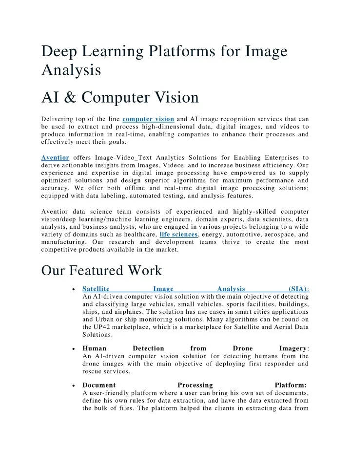 PPT - Deep Learning platforms for Image Analysis PowerPoint ...