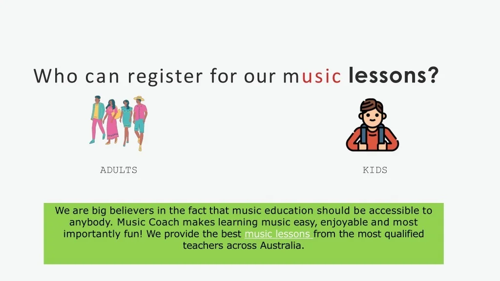 PPT - Best music lessons across Australia PowerPoint Presentation, free ...