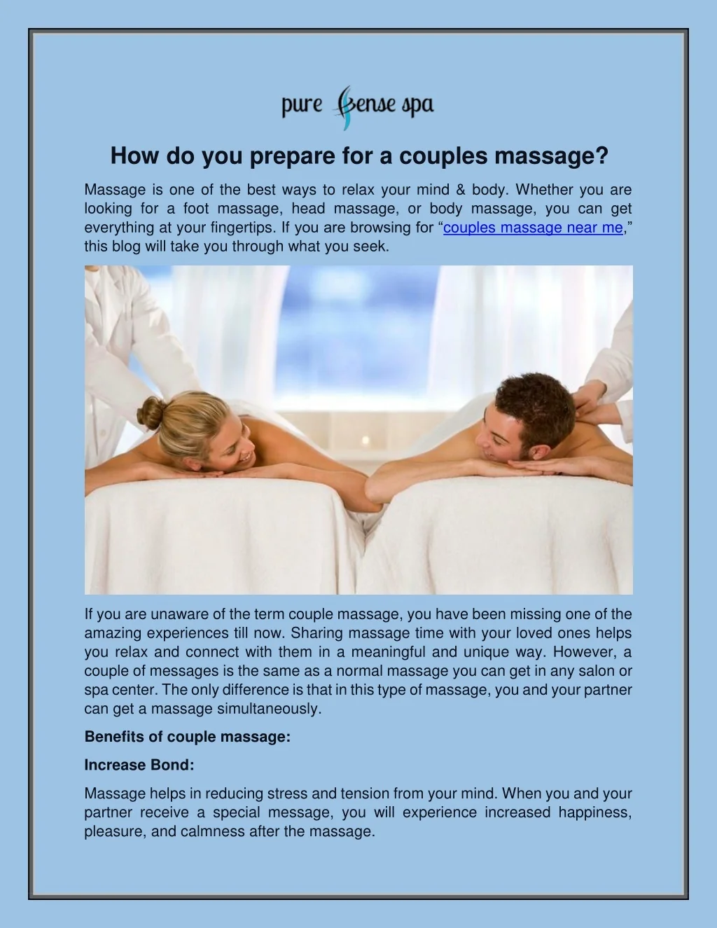 PPT - How do you prepare for a couples massage? PowerPoint Presentation ...