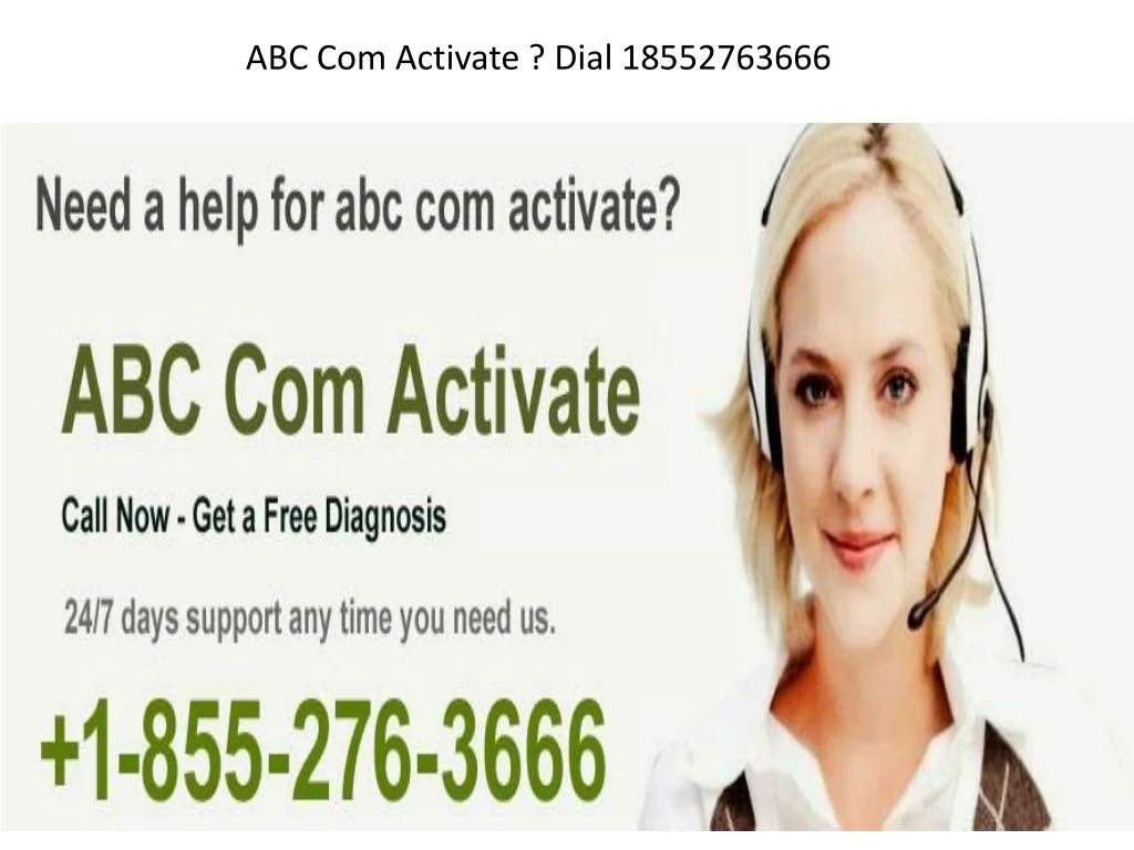 PPT - ABC Com Activate ? Dial 18552763666 PowerPoint Presentation, free ...