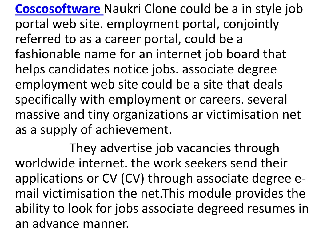PPT - CRYPTOCURRENCY NAUKRI JOB PORTAL READY MADE CLONE PowerPoint ... PPT - CRYPTOCURRENCY NAUKRI JOB PORTAL READY MADE CLONE PowerPoint ...