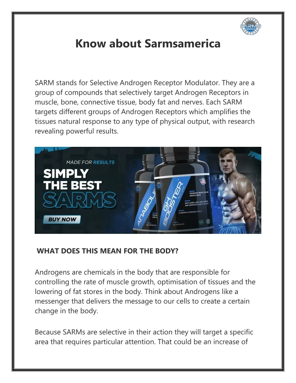 PPT - Know about Sarmsamerica PowerPoint Presentation, free download ...
