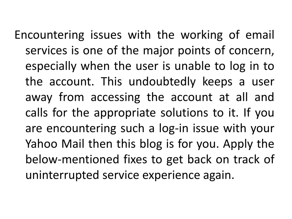 PPT - How to fix yahoo mail login issues on iPhone? PowerPoint ...