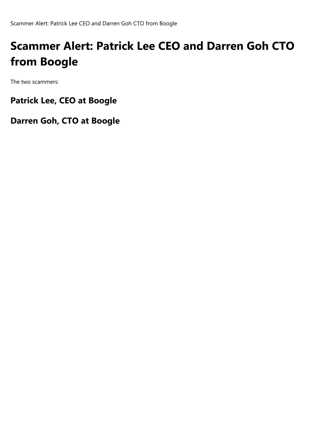 PPT - The Worst Videos Of All Time About Patrick Lee Boogle Fraud ...
