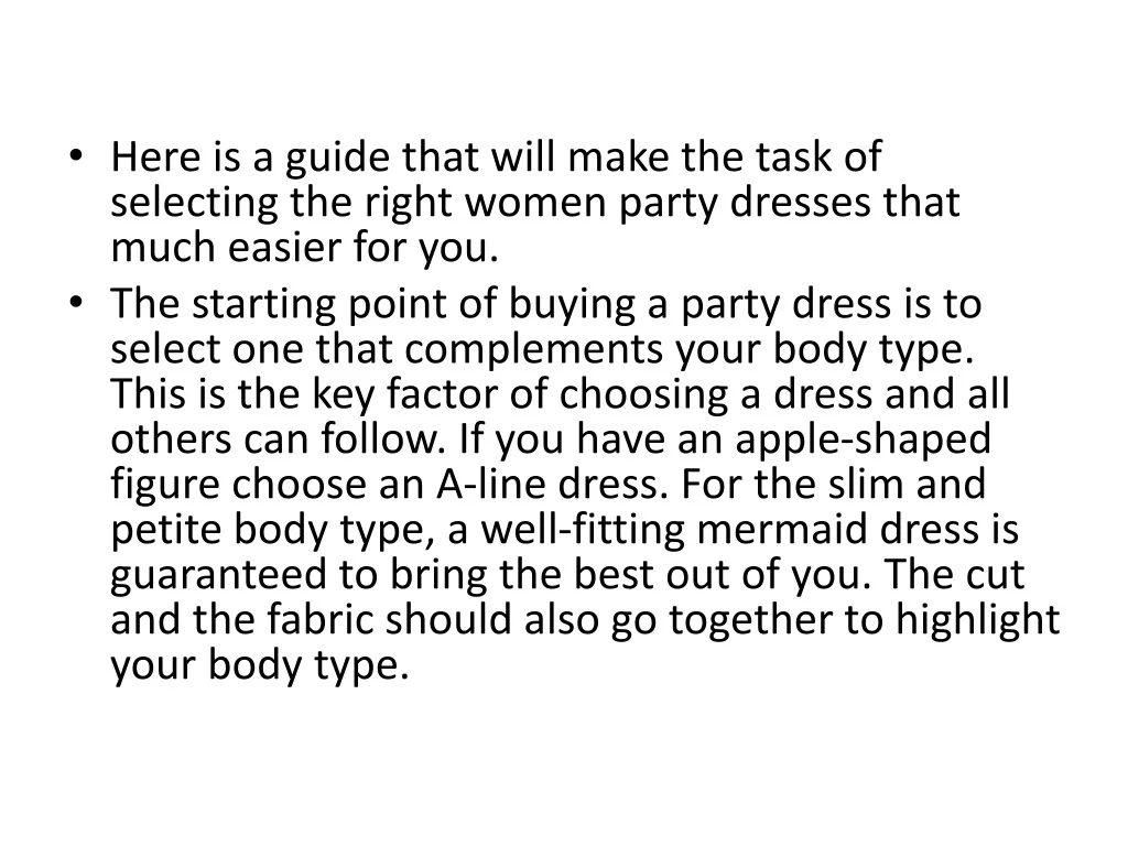 PPT - Women Party Dresses PowerPoint Presentation, free download - ID ...