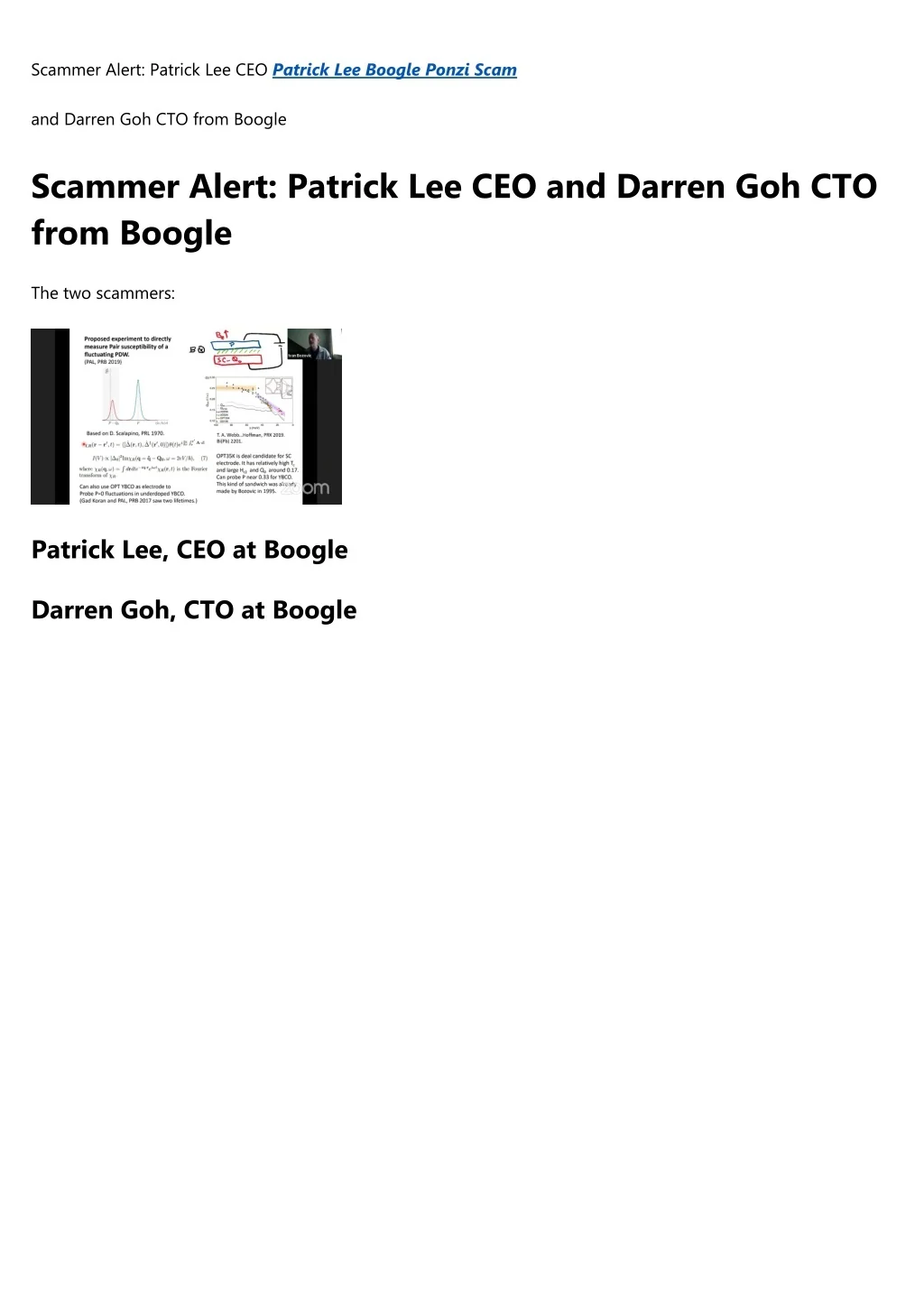 PPT - Why You Should Focus On Improving Darren Goh Boogle Fraud ...