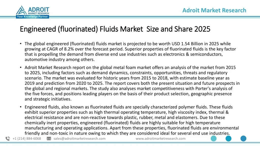 PPT - Engineered (fluorinated) Fluids Market Top Impacting Factors ...
