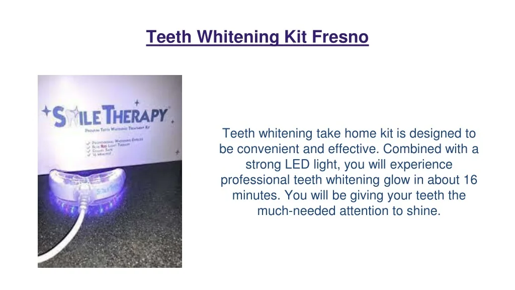 PPT - Experience Professional Teeth Whitening Glow- Teeth Whitening ...