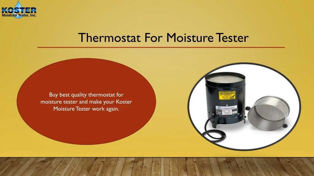 PPT - Koster Moisture Tester & Agricultural Moisture Tester PowerPoint ...