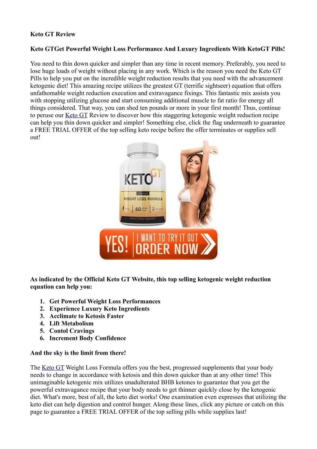 PPT - Keto Gt PowerPoint Presentation, free download - ID:10438217