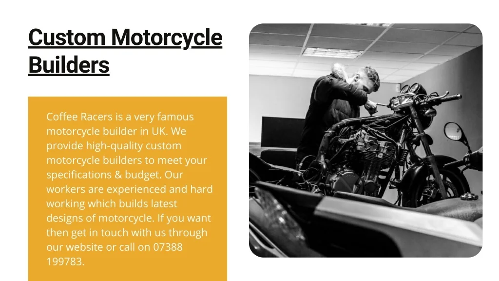 PPT - Custom Motorcycle Exhaust Fabricators - Coffee Racers PowerPoint ...