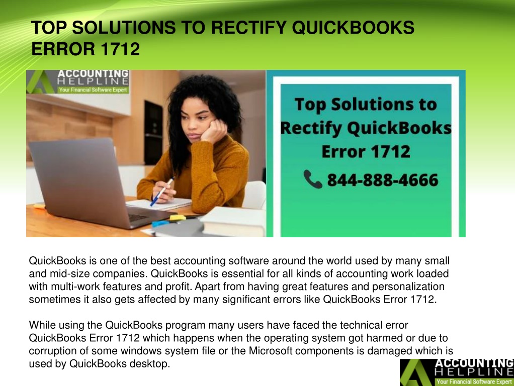 PPT - How to Fix Quickbooks desktop Error 1712 PowerPoint Presentation ... PPT - How to Fix Quickbooks desktop Error 1712 PowerPoint Presentation ...