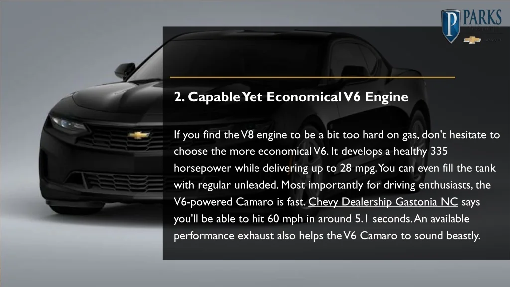 PPT - Top 6 Reasons to Buy a Chevrolet Camaro PowerPoint Presentation ...