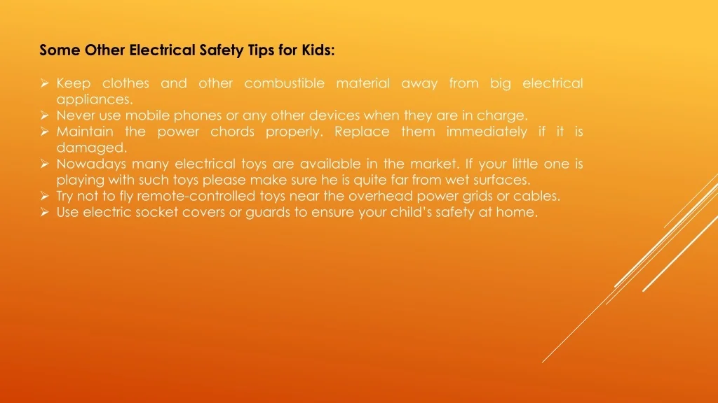 PPT - Electrical Safety for Kids – Keep Your Child Away from Shocks ...