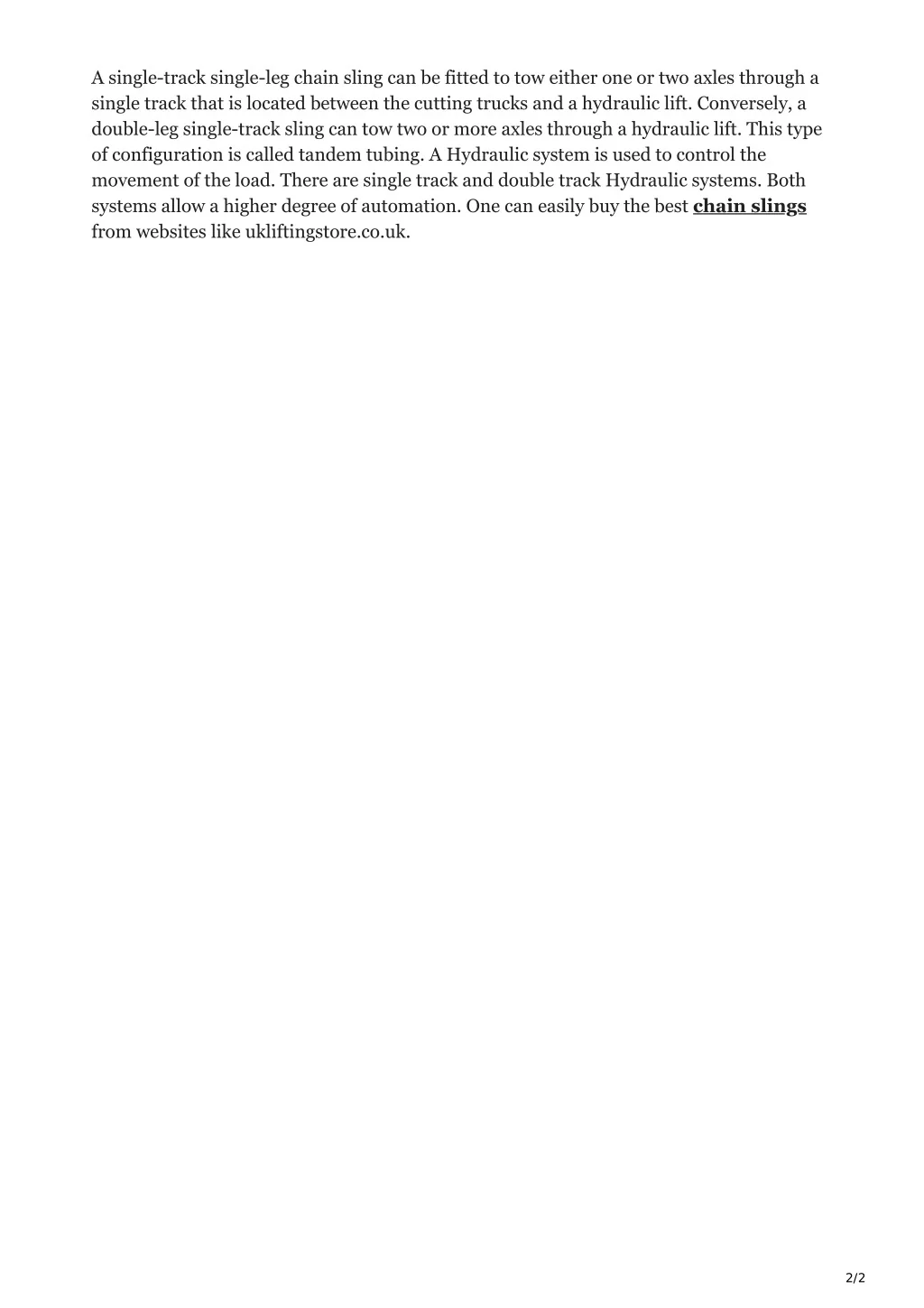 PPT - Understand The Hydraulic Steel Plank Chain Sling PowerPoint ...