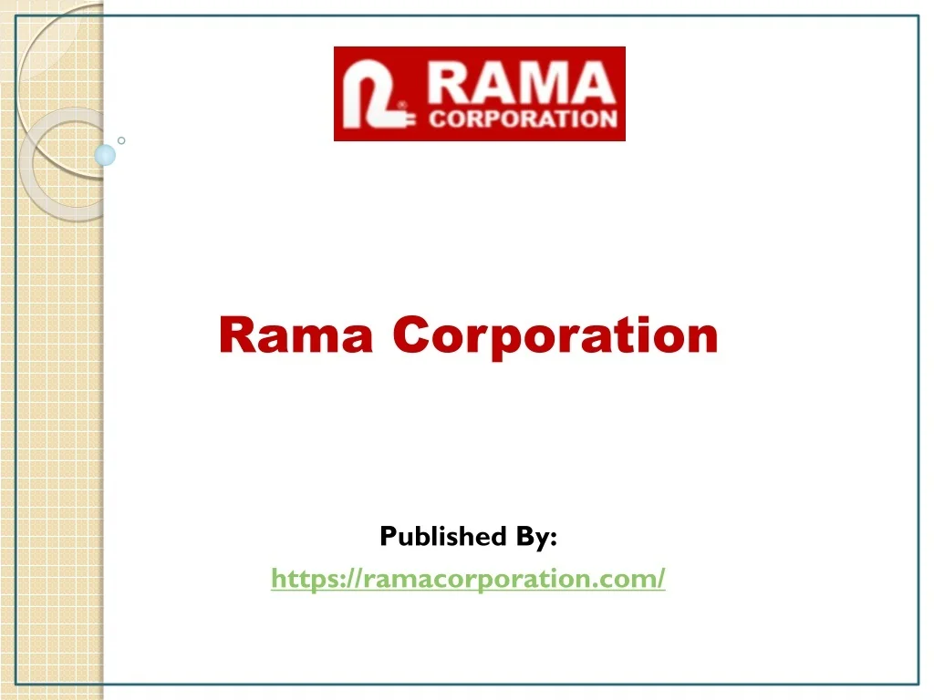 PPT - Rama Corporation PowerPoint Presentation, free download - ID:10474238
