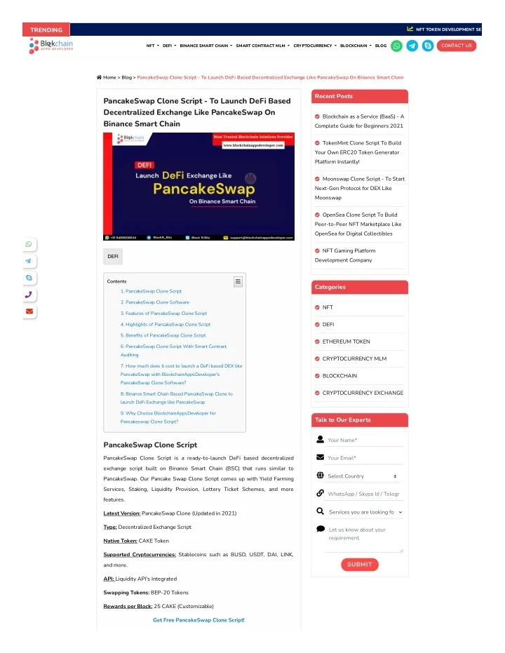 PPT - Pancakeswap-clone-script-software PowerPoint Presentation, free ...