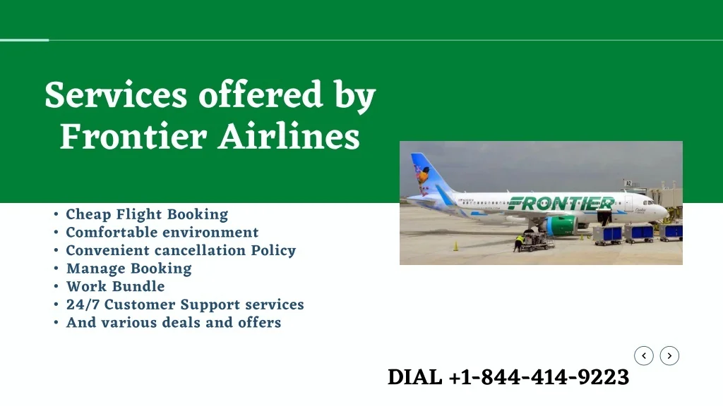PPT - Frontier Airlines Manage Booking 1-844-414-9223 PowerPoint ...