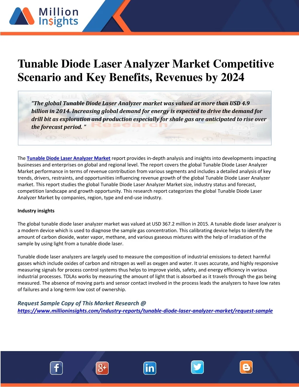 PPT - Tunable Diode Laser Analyzer Market Competitive Scenario and Key ...