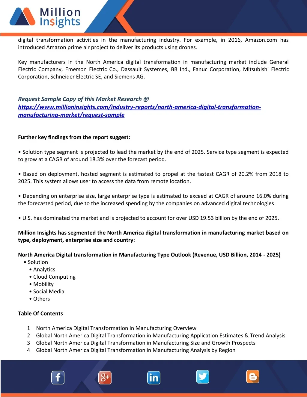 PPT - North America Digital Transformation in Manufacturing Market 2025 ...