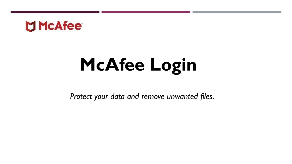 PPT - McAfee Security Log in PowerPoint Presentation, free download ...
