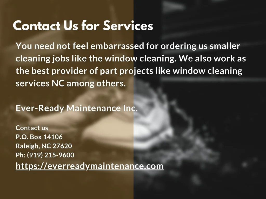 PPT - Home, Business, and Office Cleaning Services in North Carolina ...