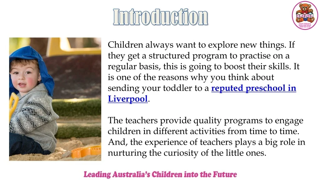 PPT - What Should You Know about Preschool? – A Guide for Parents ...