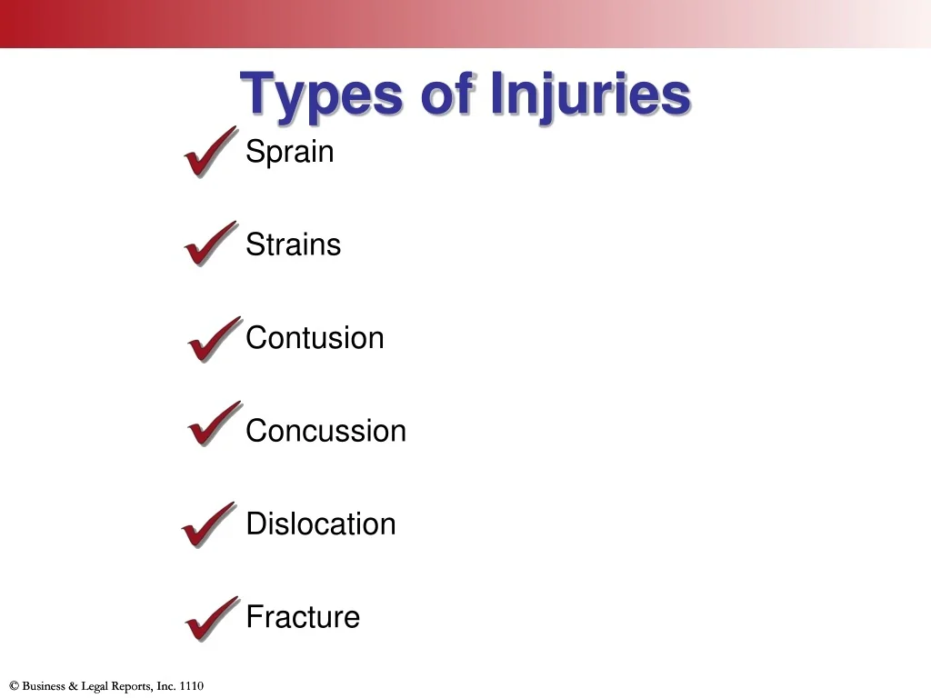 PPT - sports injuries PowerPoint Presentation, free download - ID:10509816