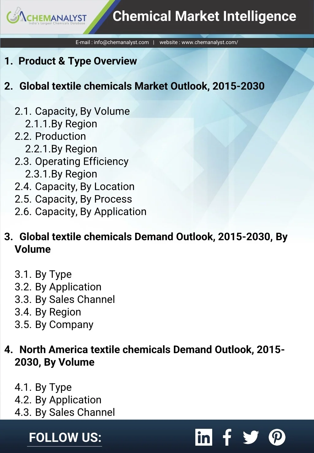 PPT - Textile Chemicals Market Share & Size, Industry Analysis, 2030 ...