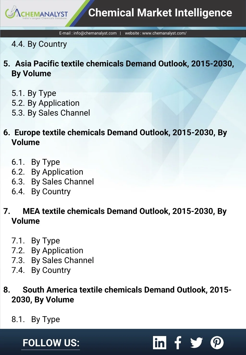 PPT - Textile Chemicals Market Share & Size, Industry Analysis, 2030 ...