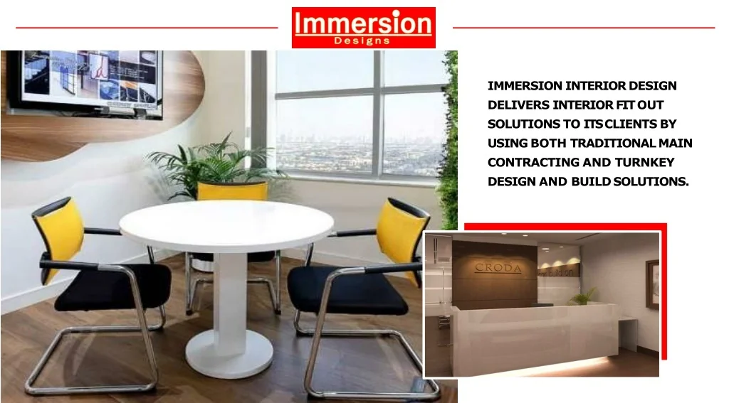 PPT - The Best Fit Out Interior Designs Companies in Dubai | Immersion ...