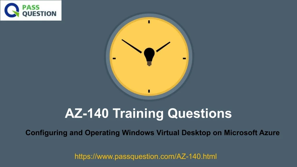 PPT - Microsoft Certified Windows Virtual Desktop Specialty AZ-140 Exam ...
