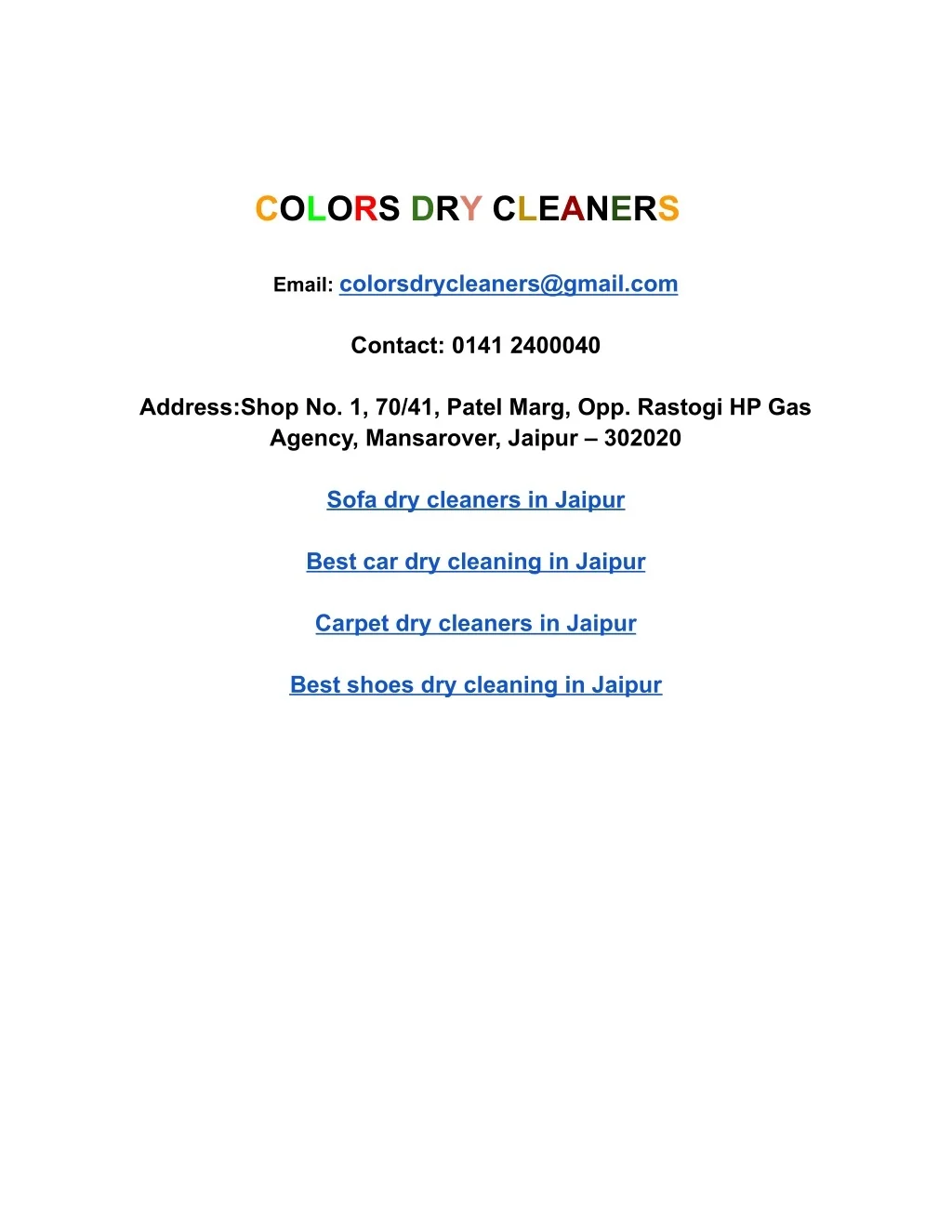 PPT - Weding Clothes Wash in Colors Dry Cleaners PowerPoint ...