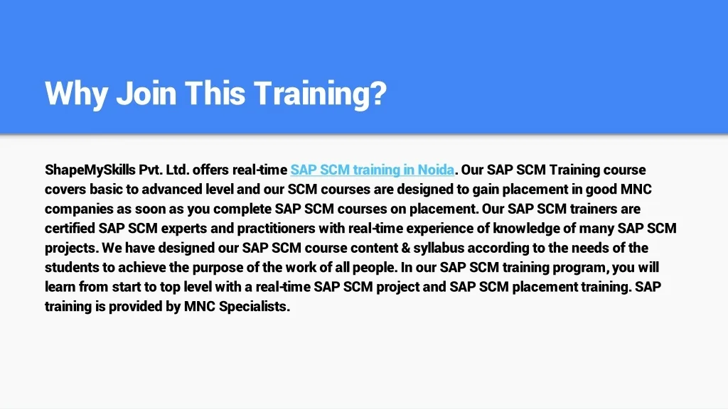 PPT - Best SAP SCM Online Training PowerPoint Presentation, free ...