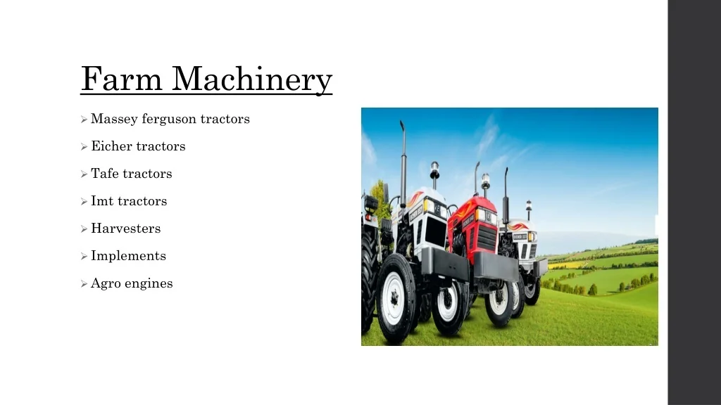 PPT - TAFE | Batteries | Tractors and Farm Equipment PowerPoint ...