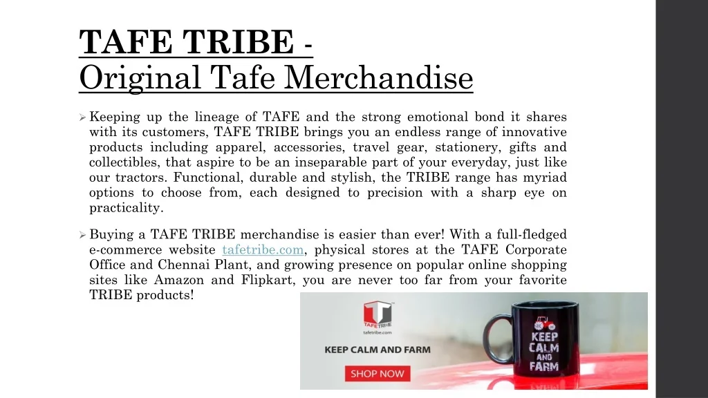 PPT - TAFE | Batteries | Tractors and Farm Equipment PowerPoint ...