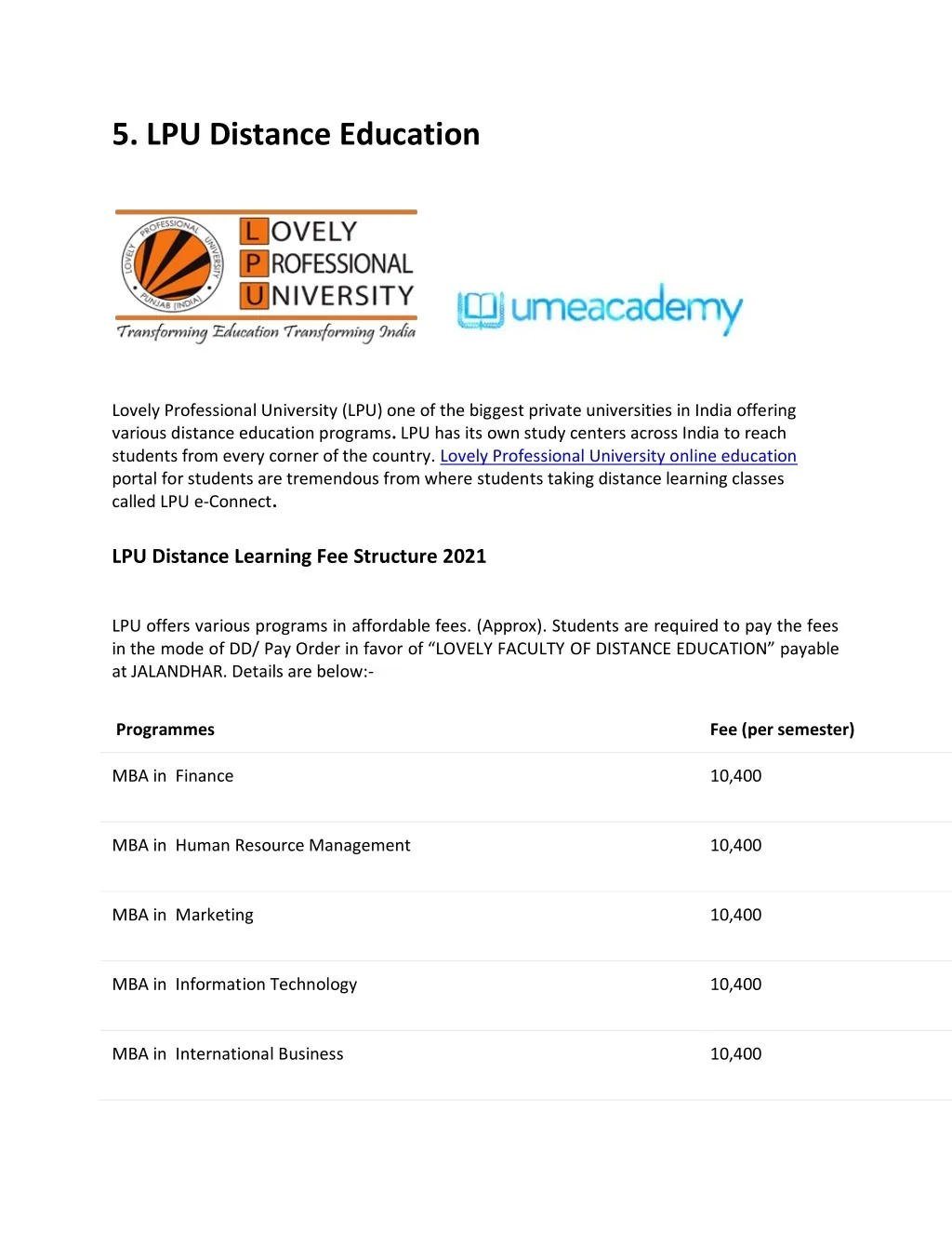 PPT - Best Distance MBA Colleges and Universities in India PowerPoint Presentation - ID:10531948